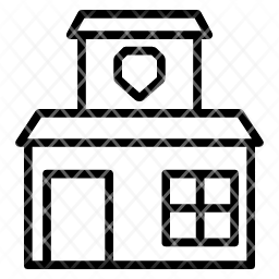 police icon, station icon, cop icon, office icon, lockup icon, law icon ...