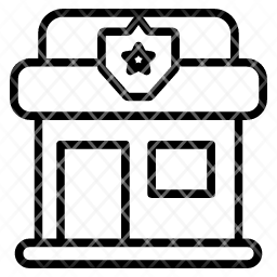 police icon, station icon, cop icon, office icon, lockup icon, law icon ...