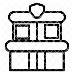 police icon, station icon, cop icon, office icon, lockup icon, law icon ...