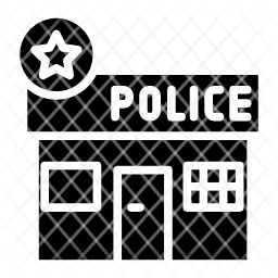 police icon, station icon, cop icon, office icon, lockup icon, law icon ...