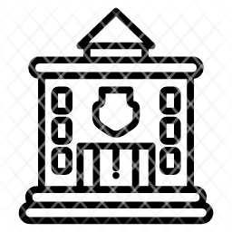 police icon, station icon, cop icon, office icon, lockup icon, law icon ...