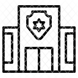 police icon, station icon, cop icon, office icon, lockup icon, law icon ...