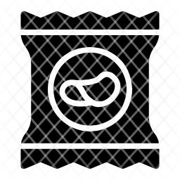 potato icon, chips icon, crisps icon, snacks icon, snack icon, crispy ...