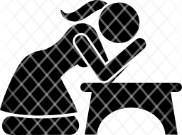 pray icon, prayer icon, praying icon, worship icon, bench icon, devote ...