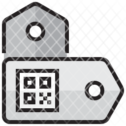 price icon, tag icon, qr icon, code icon, scan icon, digital icon ...