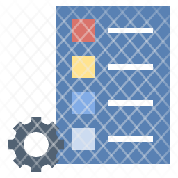 prioritisation icon, plan icon, mission icon, programme icon, checklist ...