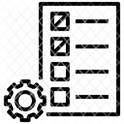 prioritisation icon, plan icon, mission icon, programme icon, checklist ...