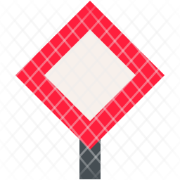 priority icon, traffic icon, sign icon, road icon, signaling icon ...