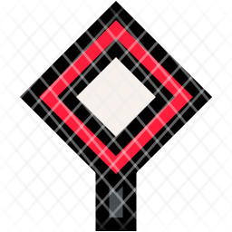 priority icon, traffic icon, sign icon, road icon, signaling icon ...