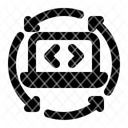 programming icon, life icon, cycle icon, sdlc icon, iteration icon ...