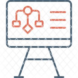 project icon, scheme icon, diagram icon, flow icon, chart icon ...