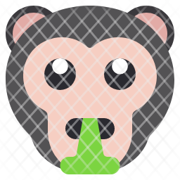 puke icon, monkey icon, animal icon, wildlife icon, pet icon, face icon