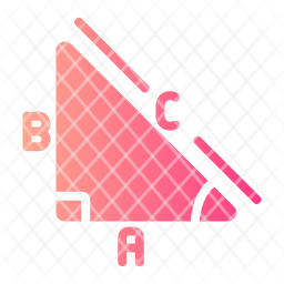 pythagoras icon, mathematics icon, maths icon, trigonometry icon ...