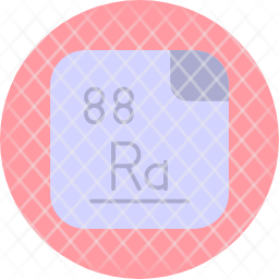radium icon, periodic icon, table icon, chemistry icon, atom icon ...