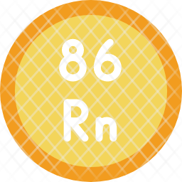 radon icon, periodic icon, table icon, chemistry icon, metal icon ...