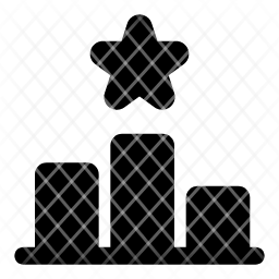 rank icon, ranking icon, best icon, star icon, podium icon, winner icon ...