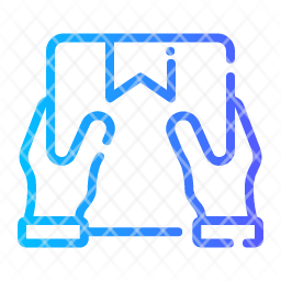 receiving icon, hand icon, parcel icon, delivery icon, box icon ...