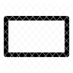 rectangle icon, rectangular icon, outline icon, shape icon, shapes icon ...