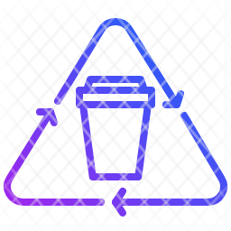 recycling icon, plastic icon, cup icon, waste icon, arrows icon, icon icon