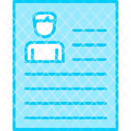 resume icon, business icon, cv icon, work icon, job icon, curriculum icon