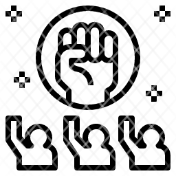 revolution icon, fight icon, brave icon, rebellion icon, revolt icon