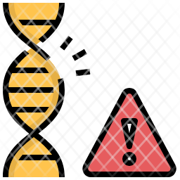 risk icon, mutation icon, abnormal icon, disorder icon, dna icon ...