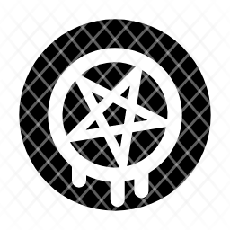 rite icon, pentagram icon, satanism icon, magic icon