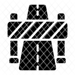 road icon, block icon, no icon, entry icon, barrier icon, security icon ...