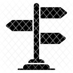 roadboard icon, signboard icon, info board icon, guideboard icon ...