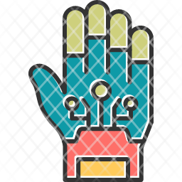 robotic icon, handarm icon, hand icon, mechanical icon, robot icon ...