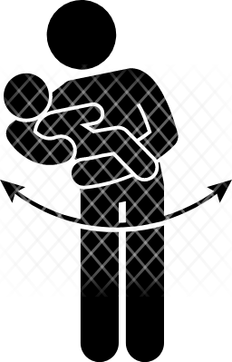 rock icon, rocking icon, baby icon, swing icon, carry icon, child icon ...