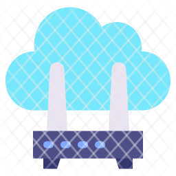 router icon, cloud icon, service icon, networking icon, information ...