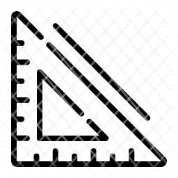 ruler icon, tool icon, education icon, geometry icon, measure icon, set ...