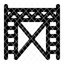 scaffolding icon, temporary icon, scaffold icon, staging icon, building ...