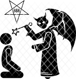 sealing icon, judgement icon, 666 icon, satan icon, lucifer icon, mark ...