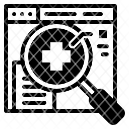 search icon, doctor icon, diagnose icon, information icon, magnifier ...