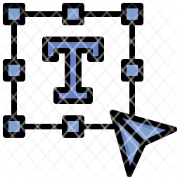 selection icon, and icon, cursors icon, filloutline icon, text icon ...