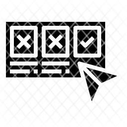 selection icon, and icon, cursors icon, glyph icon, choice icon, exam ...