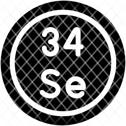 selenium icon, periodic icon, table icon, chemistry icon, metal icon ...