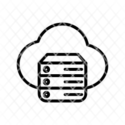 server icon, digitalisation icon, scalability icon, cloud icon ...