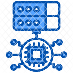 server icon, icon icon, ai icon, technology icon