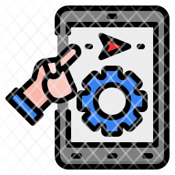 service icon, maintenance icon, engineer icon, industry icon, augmented ...