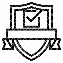 shield icon, check icon, mark icon, passed icon, false icon