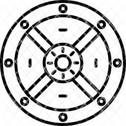 shield icon, defence icon, protection icon, rune icon, viking icon ...