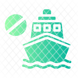 ship icon, cargo icon, stop icon, transportation icon, vessel icon, sea ...