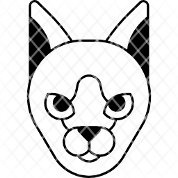 siamese icon, cat icon