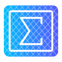 sigma icon, summation icon, mathematics icon, total icon, symbol icon ...