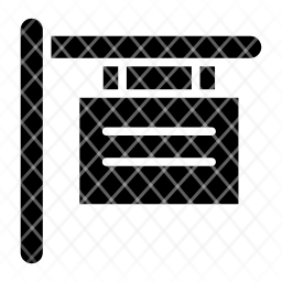 sign icon, board icon, direction icon, signal icon, symbol icon ...