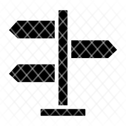 sign icon, board icon, direction icon, signal icon, symbol icon ...