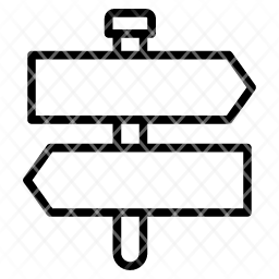 sign icon, board icon, direction icon, signal icon, symbol icon ...